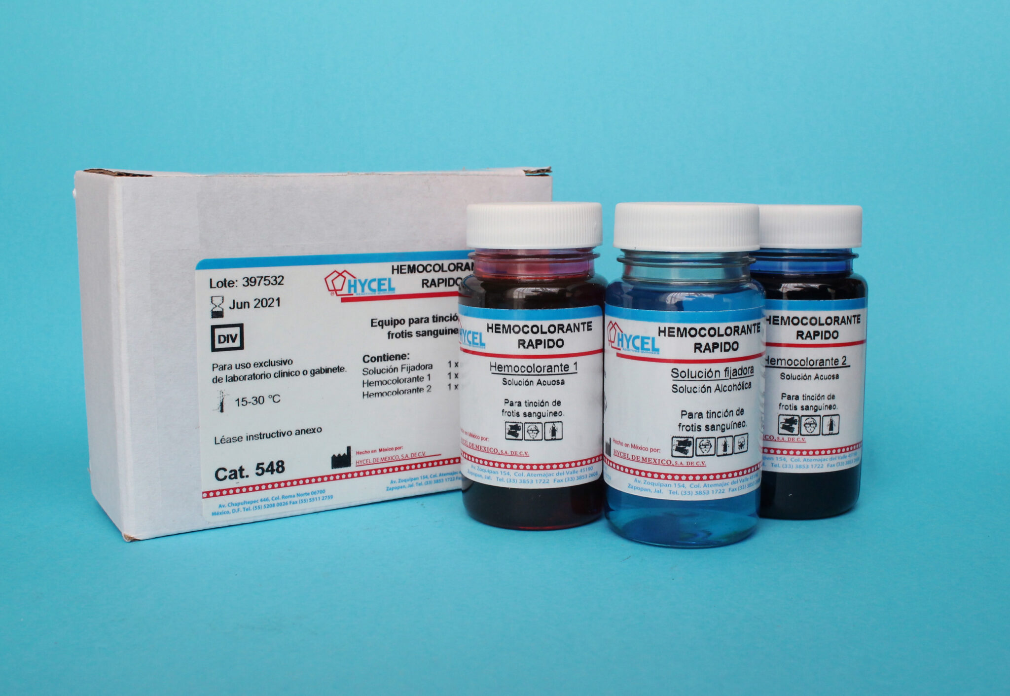 HEMOCOLORANTE RÁPIDO – Hycel – Reactivos Químicos